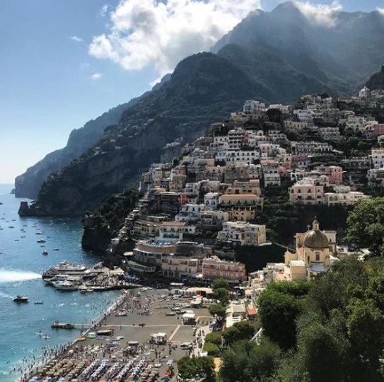 Map of POSITANO The Amalfi Coast – POSITANO