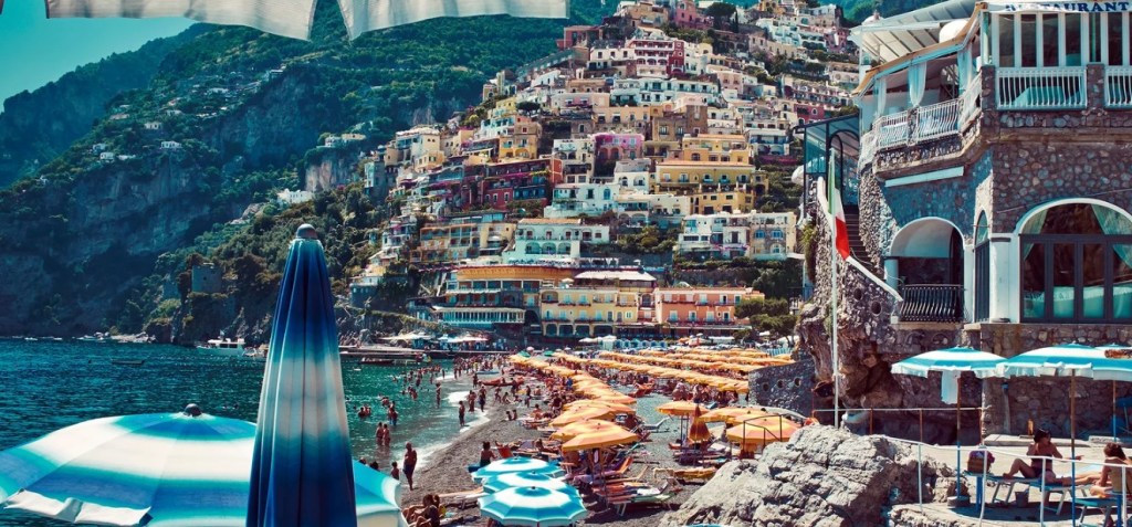 The Beaches of Positano Fornillo Laurito Arienzo DaAldolfo Spiaggi ...