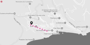 Map of POSITANO The Amalfi Coast – POSITANO