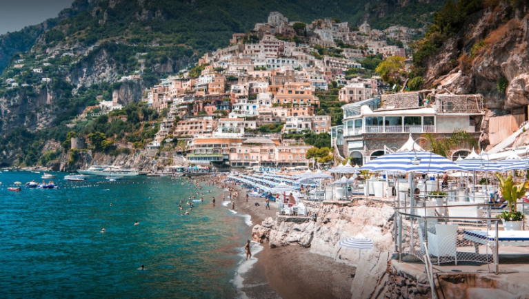 The Beaches of Positano Fornillo Laurito Arienzo DaAldolfo Spiaggi ...