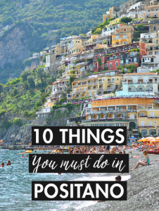 Map of POSITANO The Amalfi Coast – POSITANO